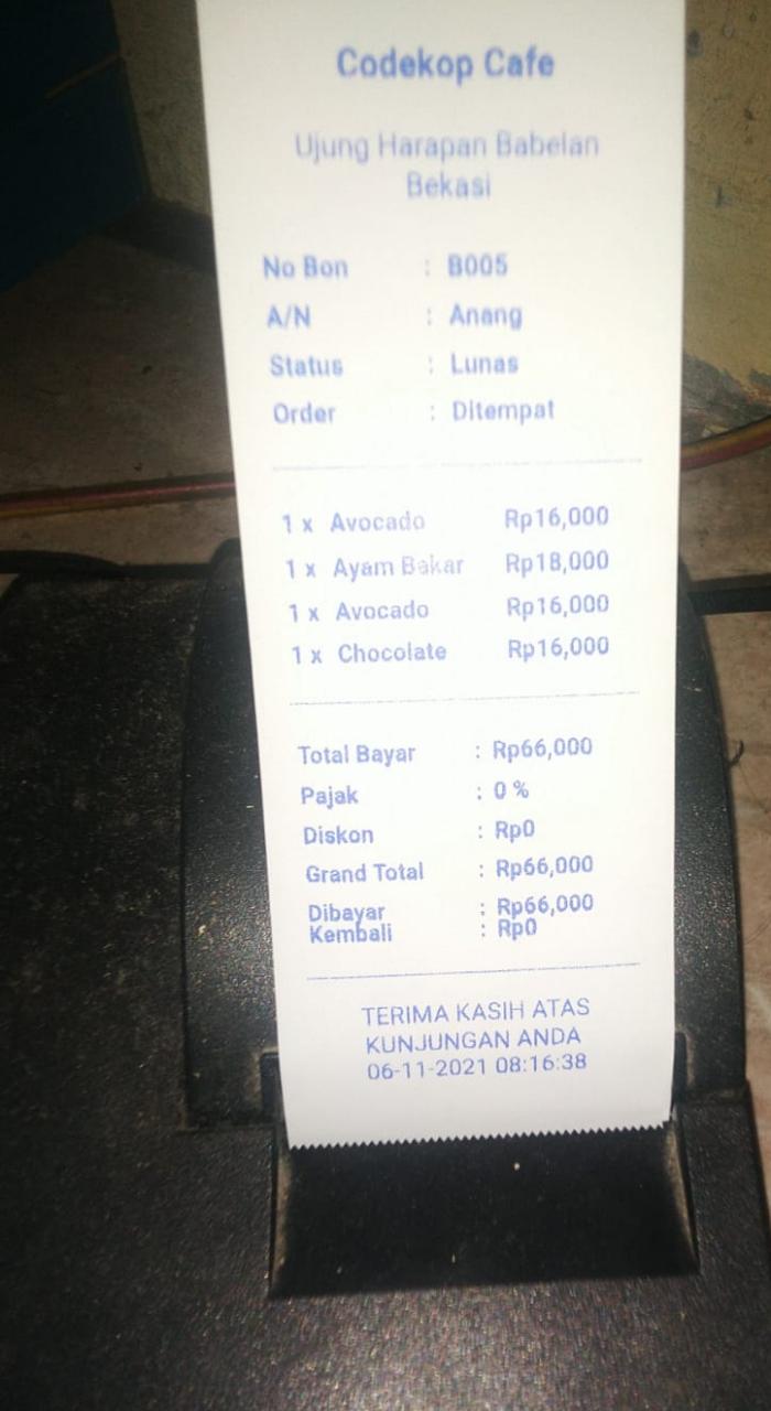 Source Code Aplikasi (POS) Kasir Cafe & Resto Berbasis Website